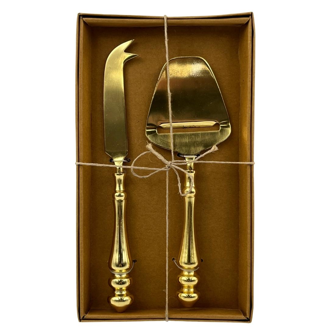 Stainless Steel Gold Cheese Set – The Guild